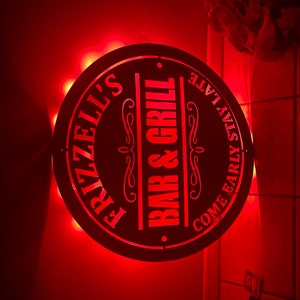 Personalized Soccer LED Metal Art Sign / Light up Soccer Ball - Etsy