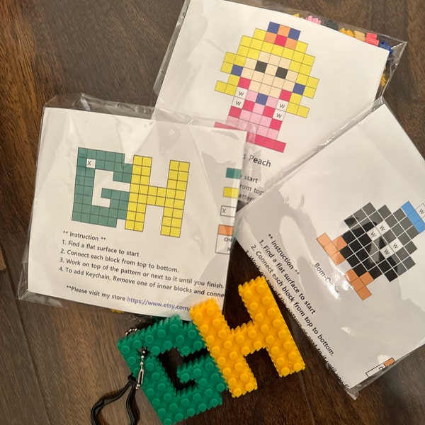 Make Your Own - DIY Minecraft Decor Sign PIXEL Mini-block Kits ...
