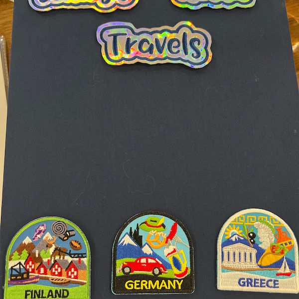 Germany Travel Patch Europe Badge Embroidered Iron on AE4 - Etsy