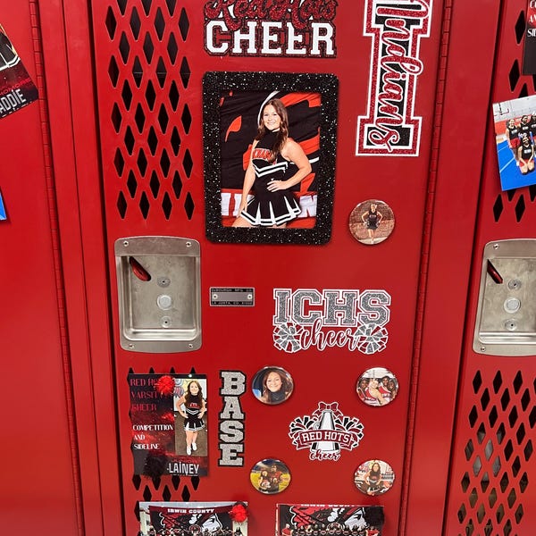 Custom Cheer Megaphone Stickers Personalized Cheerleader Team Sports ...