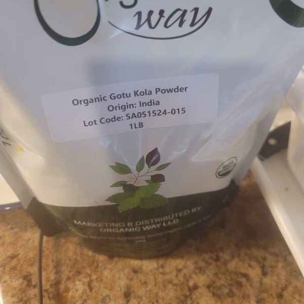 Organic Way Moringa Leaf Powder Herbal Tea Organic, Kosher, USDA ...