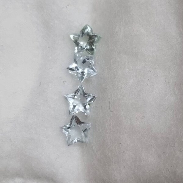 Sky Blue Topaz, Star Shape Gemstones, Blue Topaz Faceted Star Shape ...