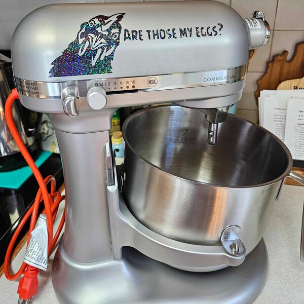 Kitchen Witch Vinyl Decal Sticker for Kitchen Mixers - Etsy