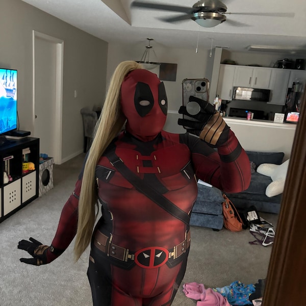 Scarlet Ben Rilley Spider Spider Suit Cosplay Costumedetached Mask - Etsy