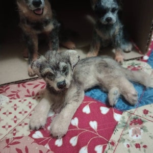 MADE to ORDER Custom Miniature 1/12 Scale Irish Wolfhound Dog Lying ...