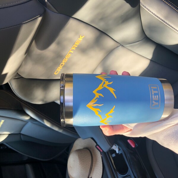 Mountain Range Decal - Multiple Colors and Sizes Available - Car Decal ...