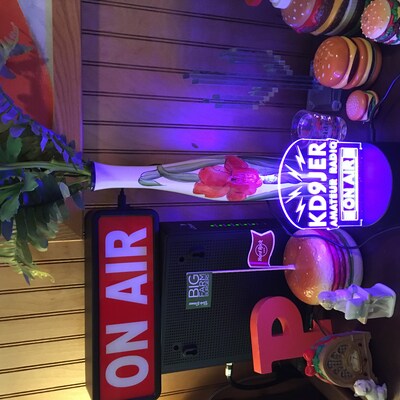 Ham Radio Lighted on Air Callsign Display LED Amateur Radio Operator ...