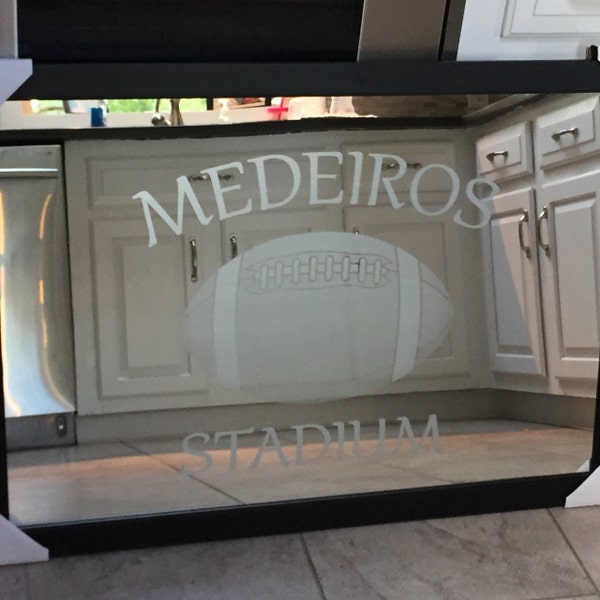 Custom Bar Mirror With Logo – Personalized Engraved Bar Mirror, Large ...