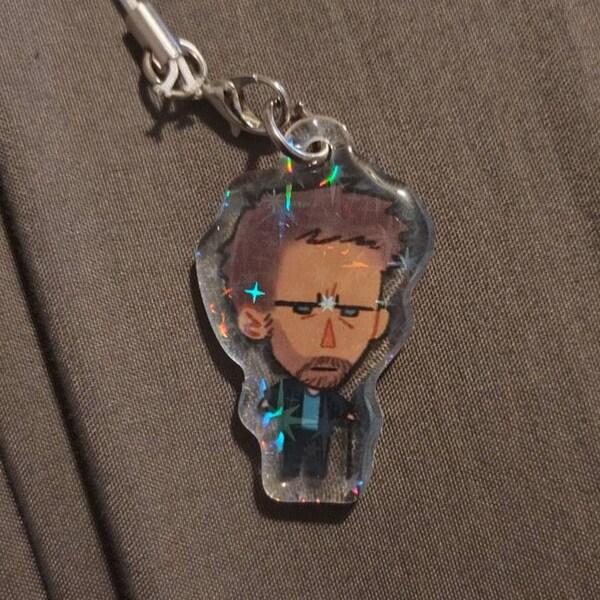 1.5 Inch House MD Glitter Acrylic Charm Keychains - Etsy