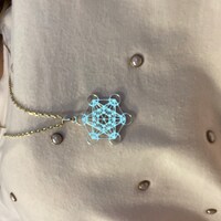 Gold Plated on Silver Torus Silver Necklace Sacred Sacred Geometry ...