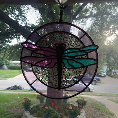 Wednesday's Window of Discovery Suncatcher / Stained Glass-like / Home ...