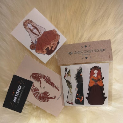 Goddess Die-cut Customizable Sticker Pack Norse Greek Celtic Etc ...