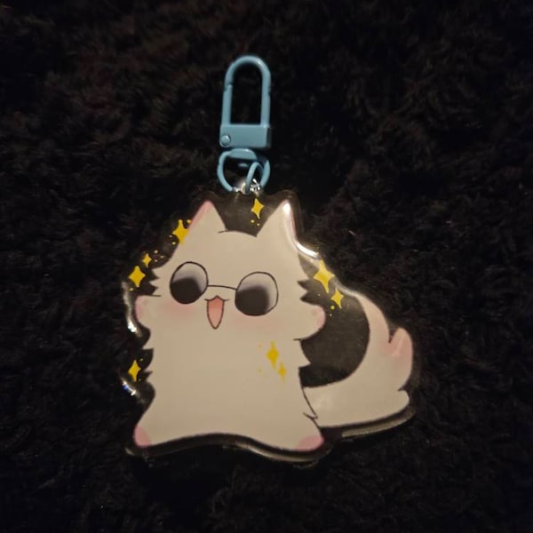 Holographic Gojo Cat Sticker ~ Jujutsu Sorcerer ~ Cute Cat Anime ...