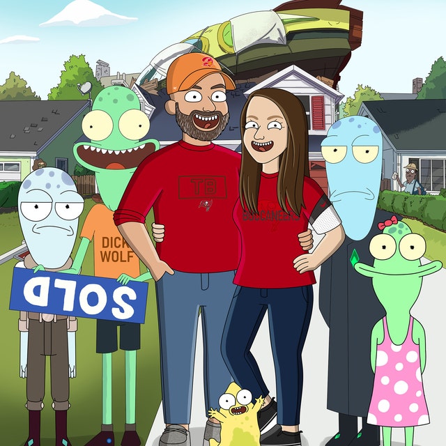 Get a Solar Opposites Custom Portrait - Turn Yourself into Cartoon