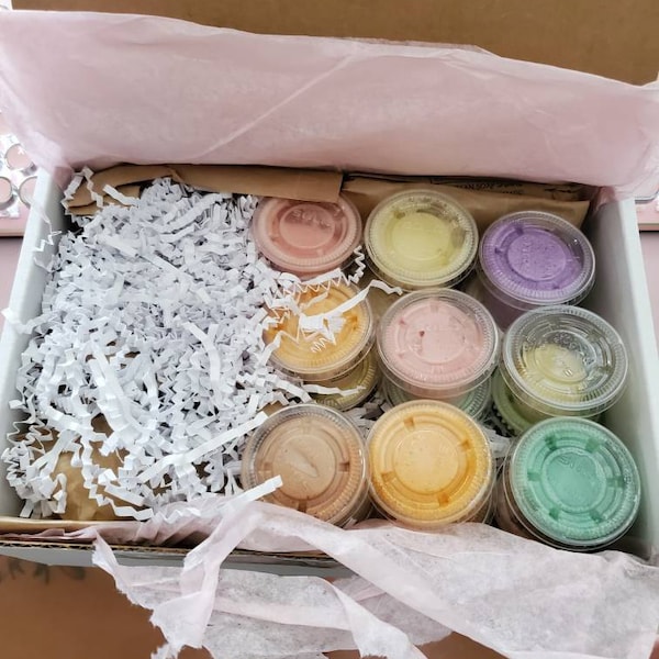 Natural Skin Care Sample Pack: Seven Different Scents, Whipped Butters ...