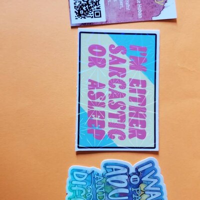 Fun Fact Sticker - Etsy