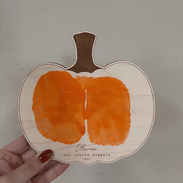 Our Little Bumpkin Sign | DIY Baby Bum Pumpkin Art | Fall Baby Art ...