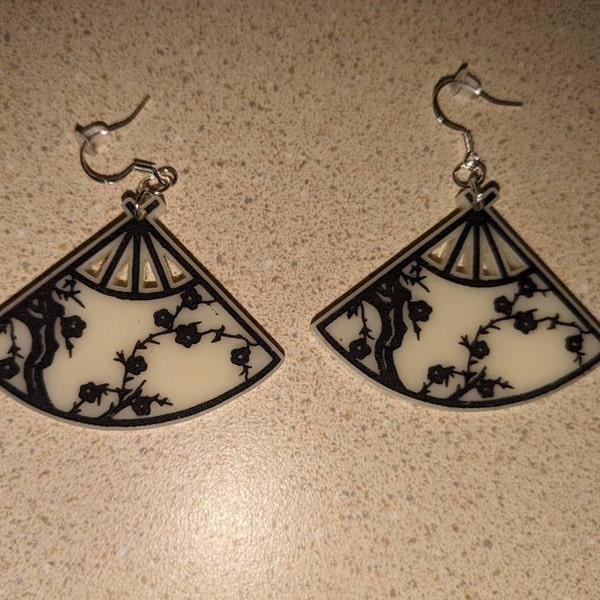 Hanafuda Inspired Earrings | Anime Earrings | DS Earrings | Japanese ...