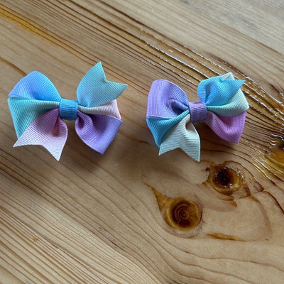 Grey Hair Bow, Extra Large Bow, Hair Bows, Bows for Girls, Girls Bow ...