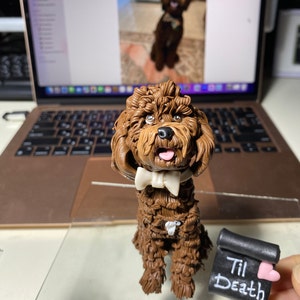 Custom Cake Topper With Dog Golden Doodle I Doo Too Custom Pet ...