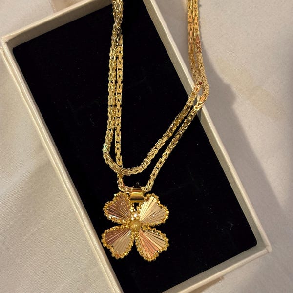 14K Gold Allah Necklace, Islamic Gold, Arabic Necklace, Allah Pendant ...