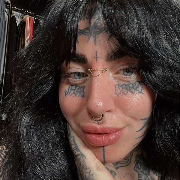 Double Bridge Chain, Bridge Chain, Bridge Piercing Chain, Piercing ...