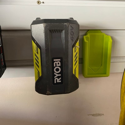 Battery Storage Tower for Ryobi 18v One Batteries Mounts to Ryobi Link ...