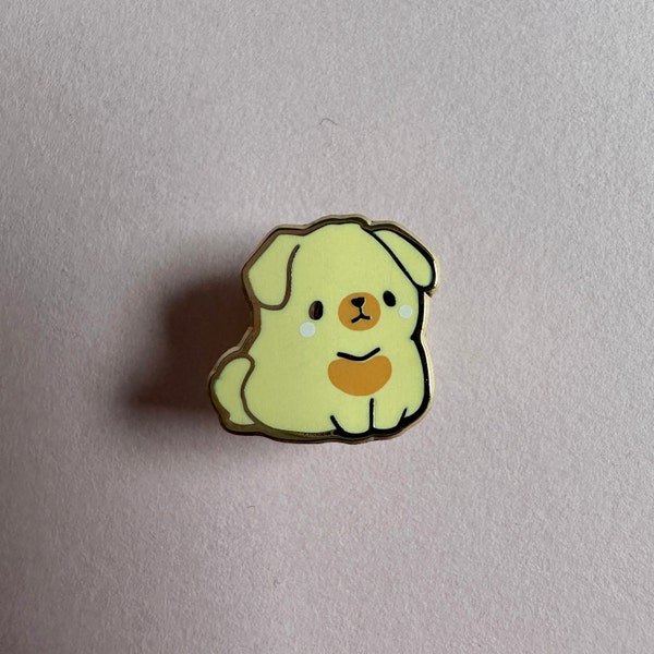 Puppy 0.65" | Tiny Pals Mini Enamel Pins | Cute Animals Board Filler ...