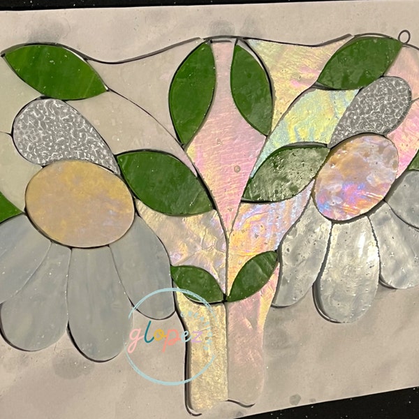 Stained Glass Pattern: “triple Vision” - Etsy