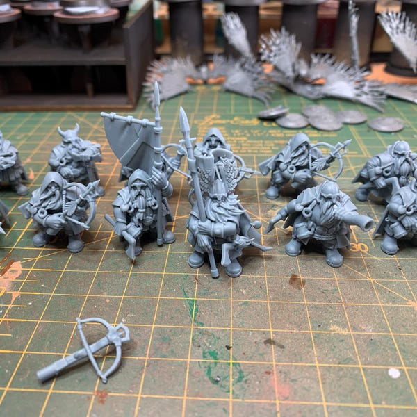 Goblins Giant Crab Highland Miniatures, Fantasy Steppe Goblins - Etsy