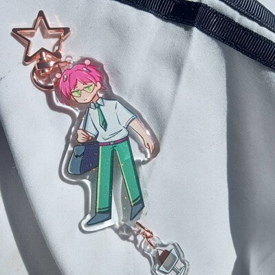 RESTOCKED Disastrous Life of Saiki K Anime 3 Double Sided Glitter ...