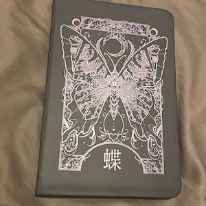 Cryptic Butterfly Black A5 Hard Cover Notebook - Etsy