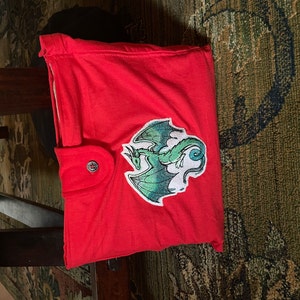 Green Dragon Patch Flying Dragon Patch Embroidery Dragon Teal Green ...