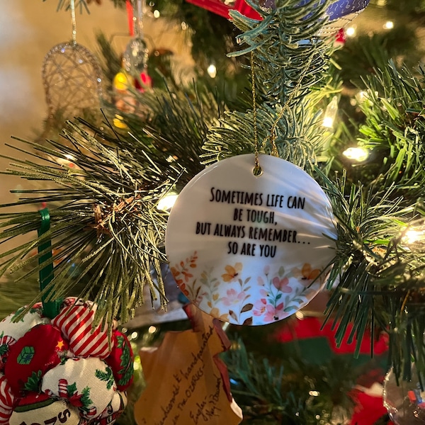 Secret Santa Office Coworker Christmas Ornament Gift Idea, Corporate ...