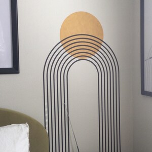 Arch Wall Decal Arch Wall Sticker Geometric Arch Decal | Etsy