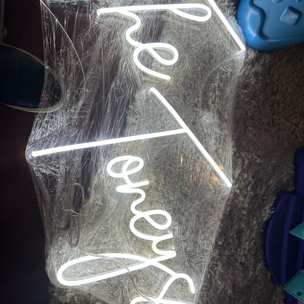 Neon Sign / Flex Neon Sign / Handcrafted Neon Sign / Wall Neon Sign ...