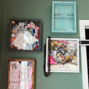 Personalized XL Shadow Box Handmade Shadow Box Rustic Shadow Box Gift ...