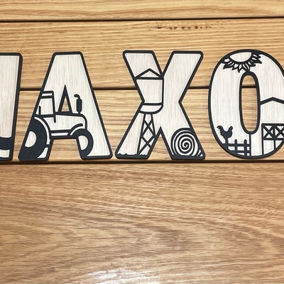 Spider Wall Letters Nursery Wall Sign Spiderweb Themed - Etsy