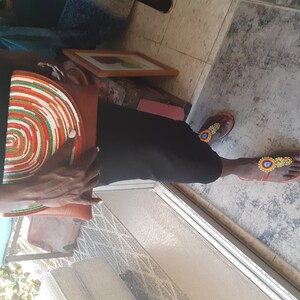 Wooden Stool, African Stool, Kenyan Stool, Leather Stool, Wooden Chair ...