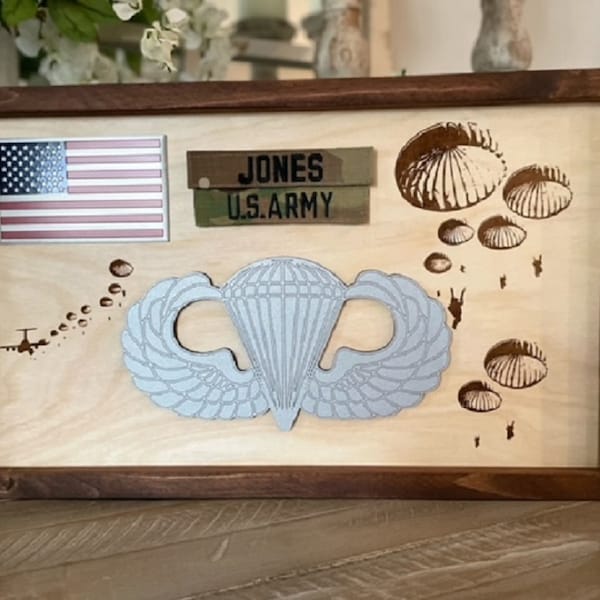 Airborne SVG, Army SVG - Paratrooper - Army - SVG Png - Cut File ...