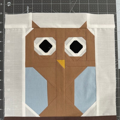 Classic Cute Owl Quilt Block Pattern Bird Animal PDF includes ...