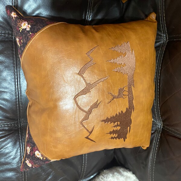 Cabin Throw Pillows With Personalization, Cabin Lodge Decoration, Small ...