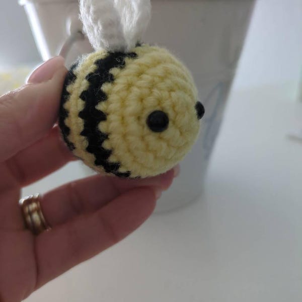 Handmade Bee Crochet | Cute and Cuddly Yellow Bee Plush | Perfect Gift ...