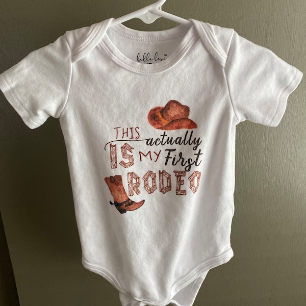 My First Rodeo, Cowboy Onesie®, Boy Country Romper, Western Boy Romper ...