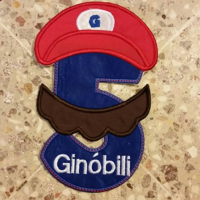 Plumber Applique Mario Bros Inspired Hat and Mustache - Etsy