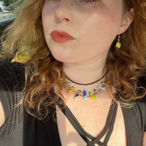 Polymer Clay Raven Crow Skull Crystal Pendant, Halloween Polymer Clay ...