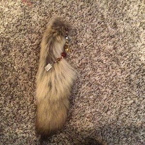 Custom Beaded Tail Keychain for Therians, Furries, Cosplay, Alternative ...