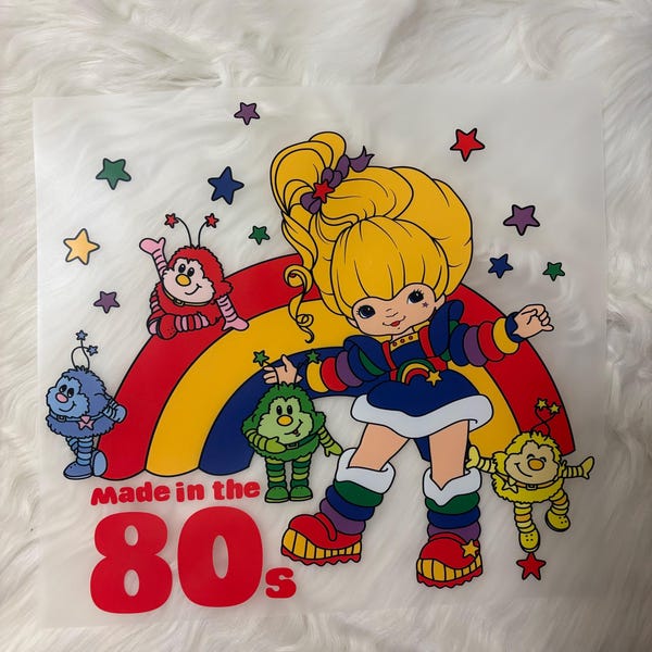 Vector Rainbow Brite and Starlite SVG Png Dxf Eps , 80s Vintage Design ...