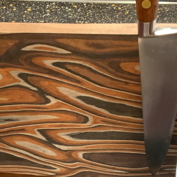 Natural Teak Wood Veneer Sheet, Retro Style, Thin Wood Slices, for DIY ...