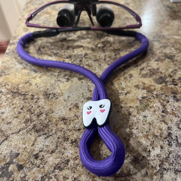 Sprinkles Tooth Dental Loupes Strap: Adjustable Glasses Cord - Etsy